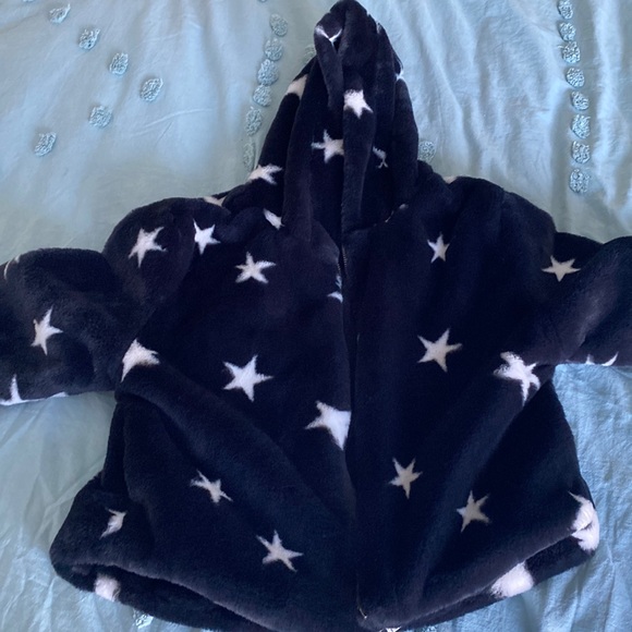 Splendid | Jackets & Coats | Extra Fuzzy And Soft Black Jacket With ...